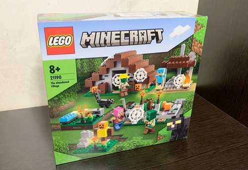 Lego Minecraft 21190 Заброшенная деревня