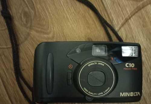 Плёночный фотоаппарат minolta c10