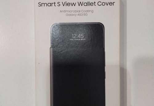 Smart S View Wallet Cover для Samsung A53