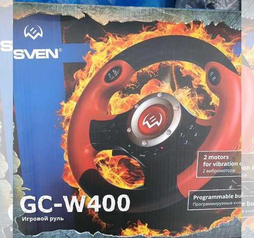 Игровой руль с педалями Swen GC-W 400