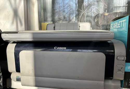 Принтер и сканер canon