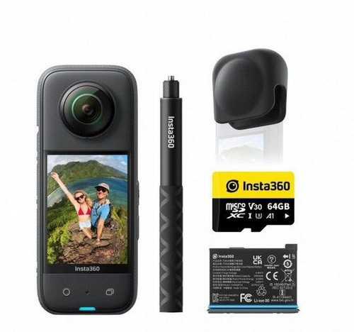 Экшн-камера Insta360 X3 Adenture Kit Bundle