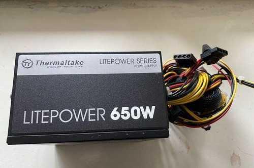 Бп 650W Termaltake Litepower, новый