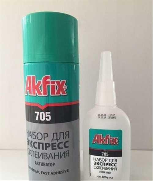 Akfix 705 Набор для склеивания (В125гр + 400мл)