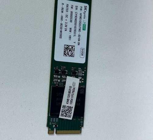 Nvme ssd 80 mm ssd sk hynix 512 gb