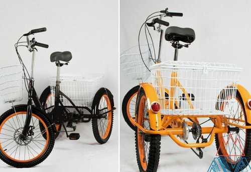 Велосипед трехколесный взрослый OKK-3W 20'' 6 ск