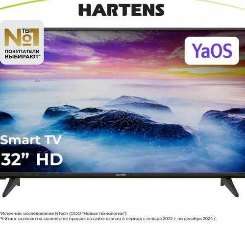 32" Hartens Телевизор HTY-32H06B-VZ/M HD, черный