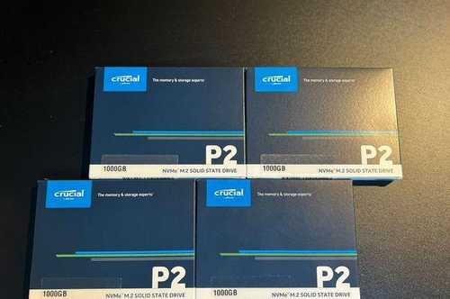 1000 гб SSD M.2 накопитель Crucial P2