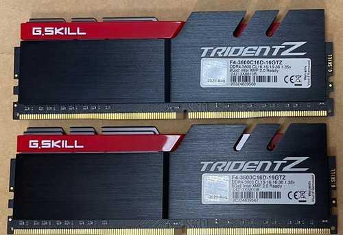 Оперативная память G.Skill DDR4 3600 8Gbx2