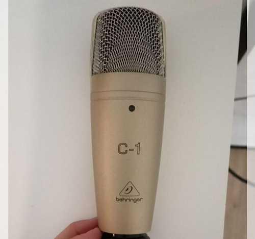 Микрофон Behringer C-1 серебристый