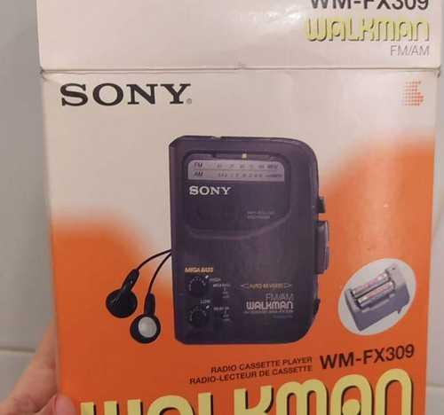 Плейер walkman wm sx309 кассетный бу