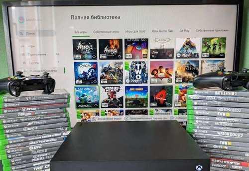 Xbox One X + 335 игр