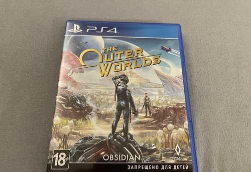 Диск The Outer Worlds PS4