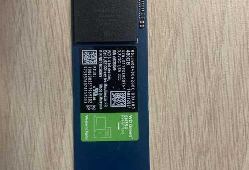 SSD m2 nvme WD Green 480 Gb
