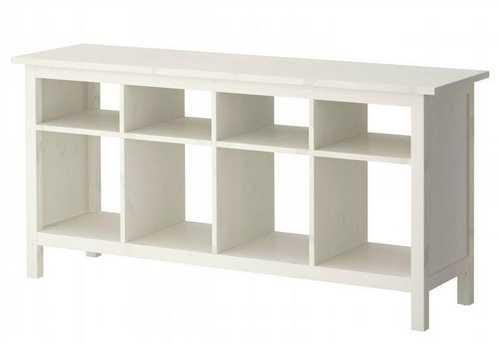 Кымор/хемнэс Консольный стол, белая морилка IKEA