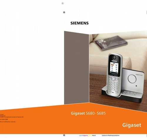 Радиотелефон dect Siemens Gigaset S675 Titan Germa