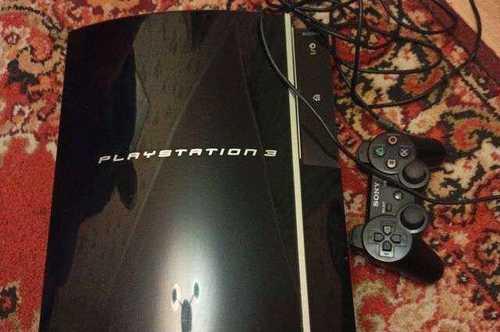 Sony playstation 3 PS3 fat прошитая два джойстика