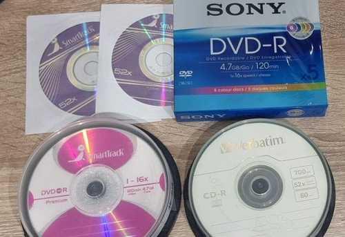 CD и DVD диски для записи