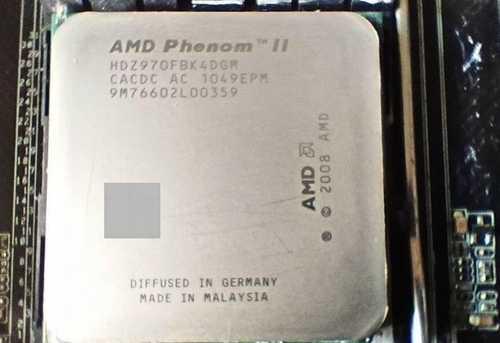 Процессор AMD Phenom II X4 970