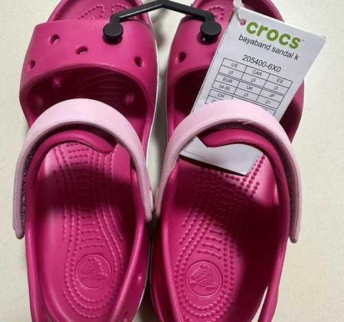 Crocs детские j3 сандали