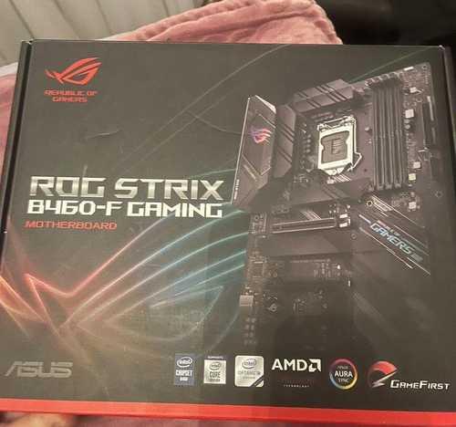 Материнская плата asus rog strix b460 f gaming