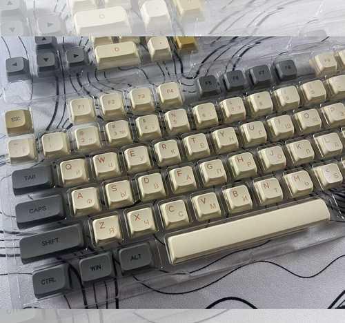 Кейкапы с керилицей PBT XDA Coffee