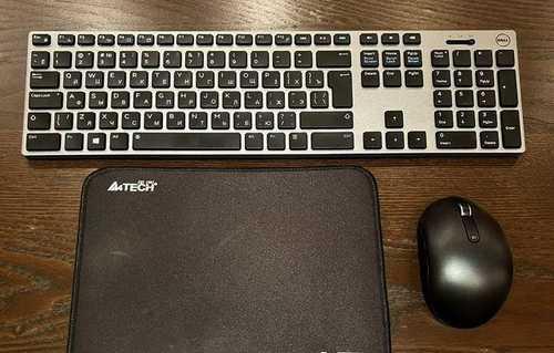 Комплект мышь + клавиатура Dell KM717
