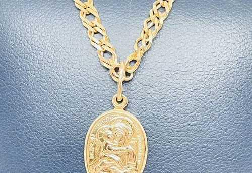 Золотая икона Божья Матерь 585