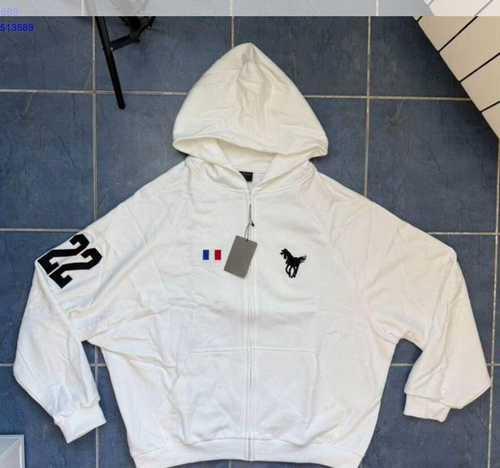 Зип худи Polo Ralph Lauren x Balenciaga White