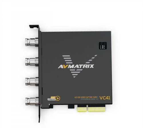 Плата видеозахвата avmatrix VC41 4CH 3G-SDI pcie
