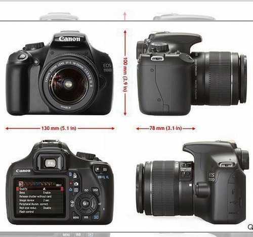 Canon eos 1100D kit 18 55 iii