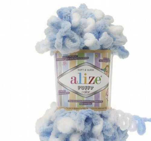 Пряжа alize puffy 5 мотков