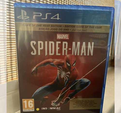 Spider man ps4 диск