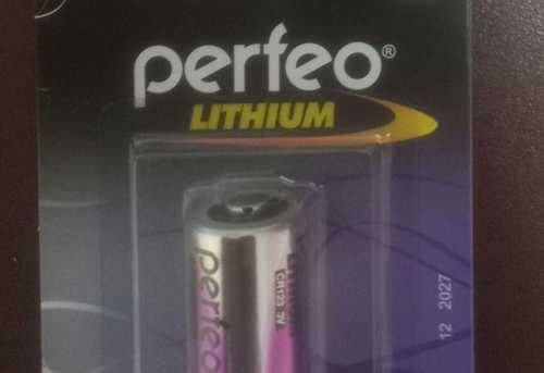 Литиевая батарейка perfeo CR123 DL123 3v Lithium