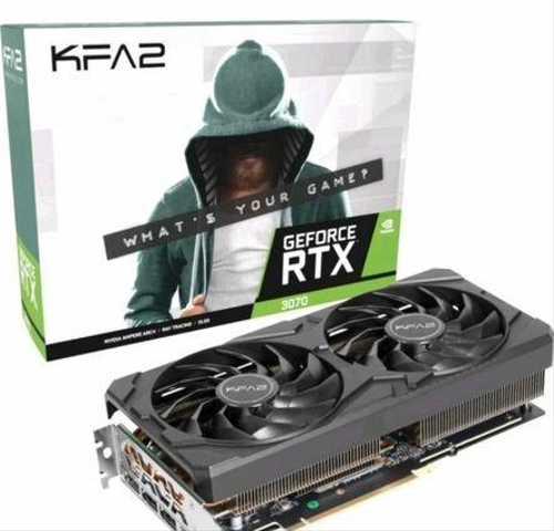 Видеокарта KFA2 GeForce RTX 3070 (LHR) - новая