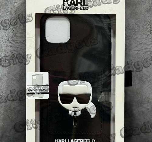 Чехол Karl Lagerfeld для iPhone 11 Pro Max,Черный