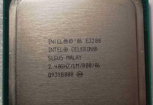 Процессор Intel Celeron E3200(775, 2400MHz, 2c/2t)