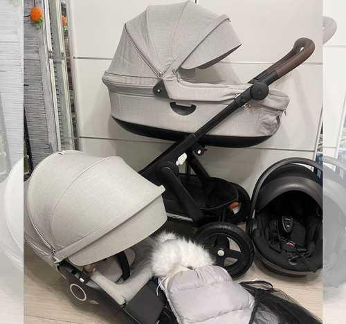 Коляска stokke trailz v6 3в1 terrain