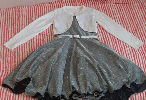 Нарядное платье с болеро р. 122