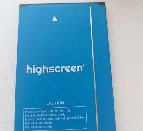 Акумулятор от телефона highscreen