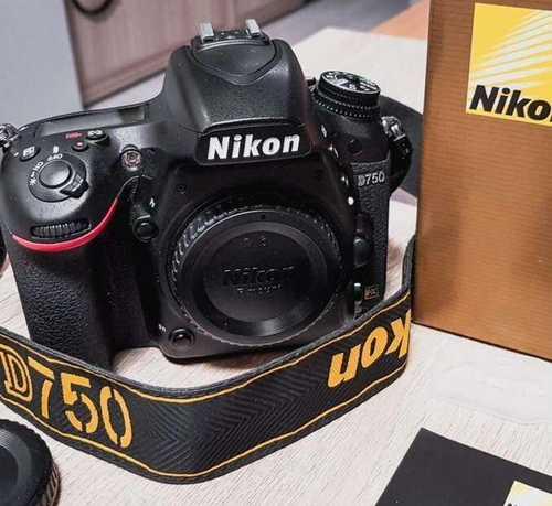 Зеркальный фотоаппарат nikon D750 body