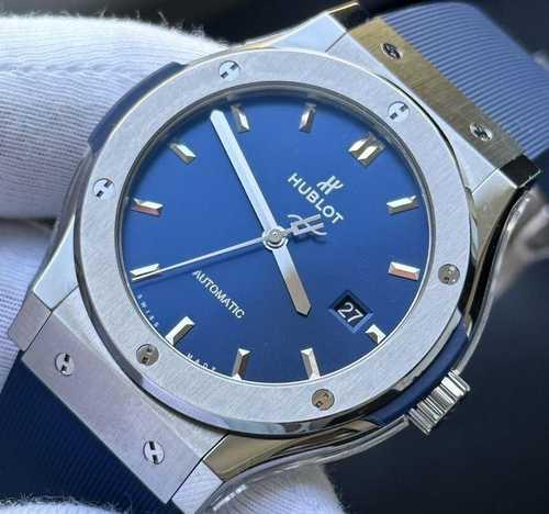 Новые Hublot Classic Fusion Titanum Blue. 42mm