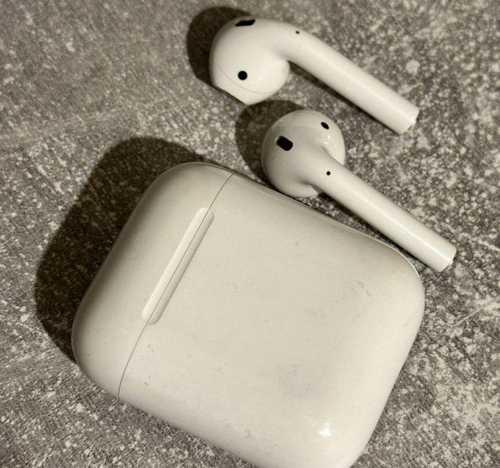 Apple airpods 2 наушники оригинсл рабочие