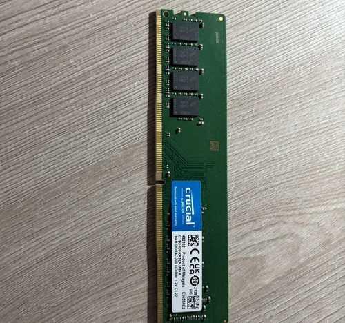 Оперативная память ddr4 3200 8gb Crucial