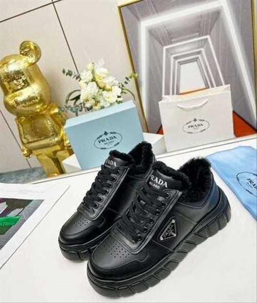 Кроссовки prada мужские зимние