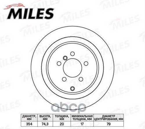 Диск тормозной задний Land Rover range rover 02