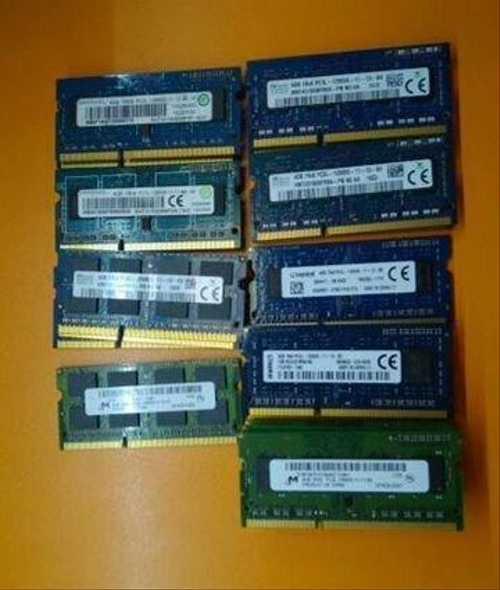 Оперативная память So-Dimm DDR3L 4Gb