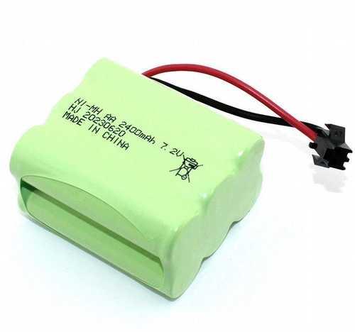 Аккумулятор Ni-Mh 7.2V 2400 mAh AA Row разъем SM