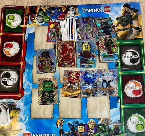 Lego ninjago карточки   игровое поле