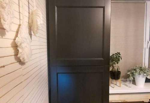Шкаф двухсекционный IKEA икея бесто васбу темно-ко